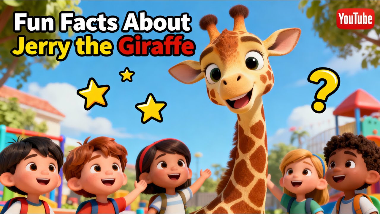 Gerry the Giraffe's Fun Learning Adventure! #kidslearning # ...