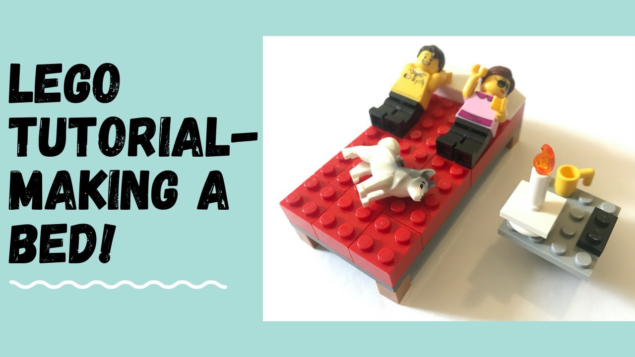 LEGO BED TUTORIAL- EASY - YouTube