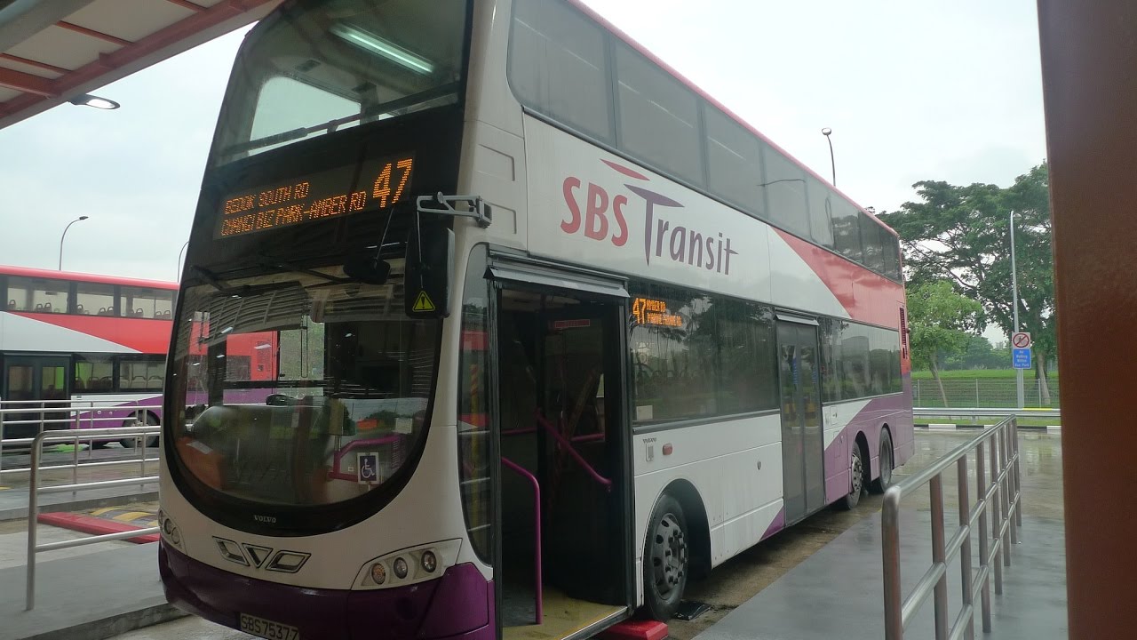 SBS Transit Bus Service 47, SBS7537Z - YouTube