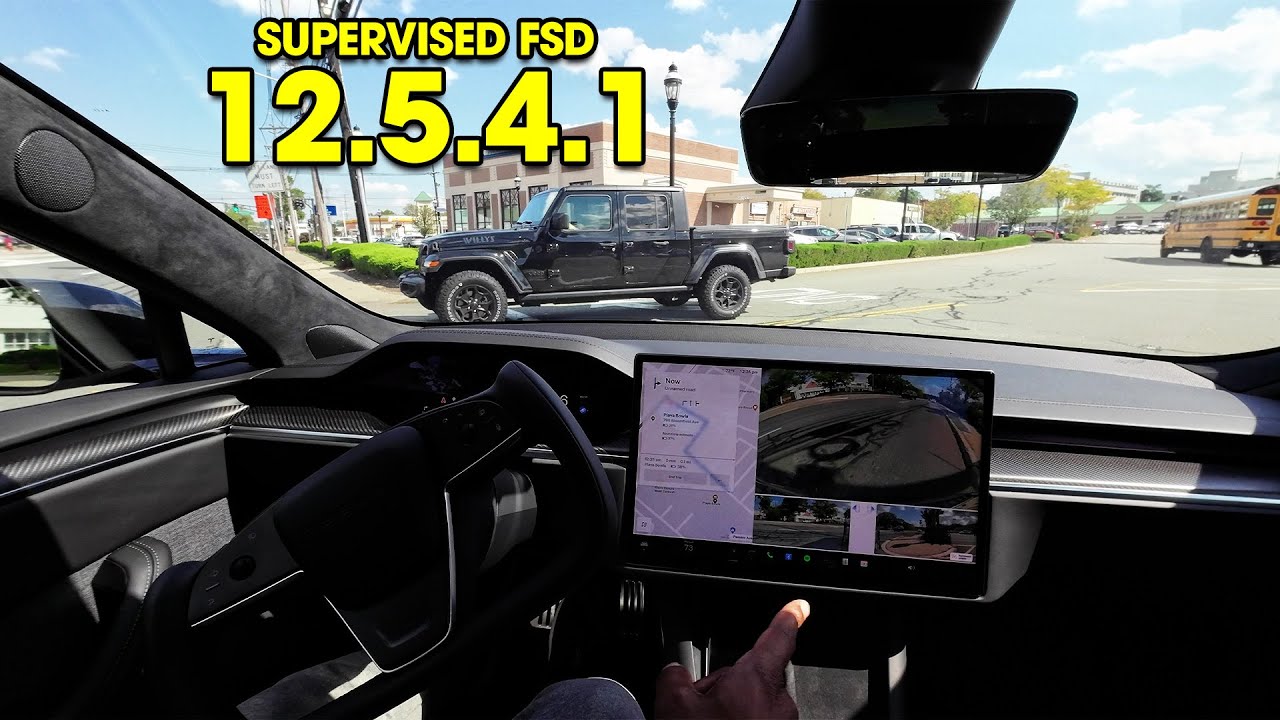 Tesla FSD 12.5.4.1 - First Impressions - YouTube