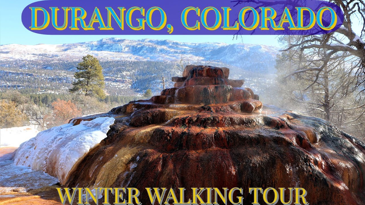Durango, Colorado Winter Walking Tour - Pinkerton Hot Spring + the ...