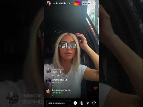 KIM KARDASHIAN Instagram Live in NYC June 21, 2022