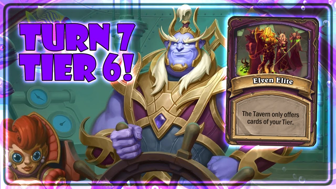 TURN 7 TIER 6! - Hearthstone Battlegrounds - Ambassador Faelin - YouTube