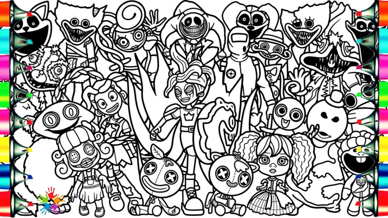 [Poppy Playtime 6] Rory Redcape Coloring Pages / Coloring New Bosses ...