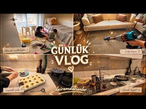 Gerçek Bir Günüm 🧼 | Temizledim Ama Yine Dağıldı! (Ev, Çocuklar)