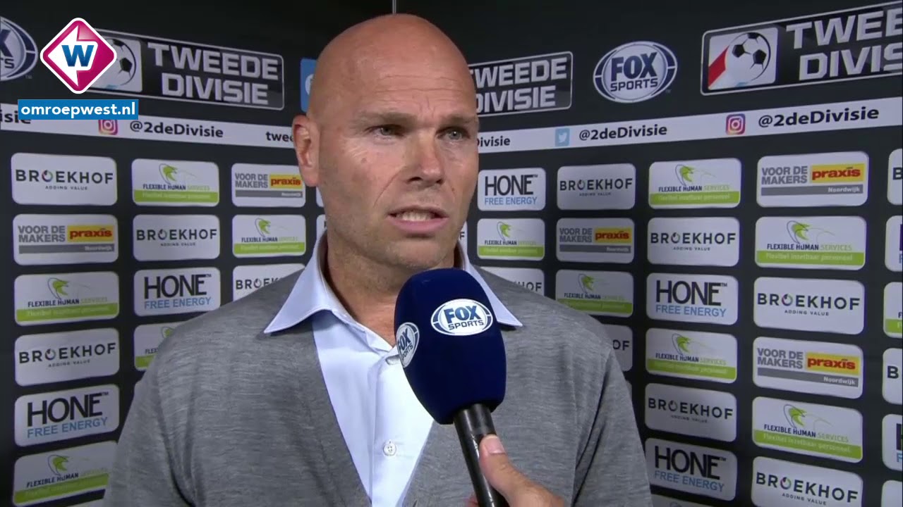 Reactie FC Lisse-trainer Robbert de Ruiter na het gelijke spel tegen ...