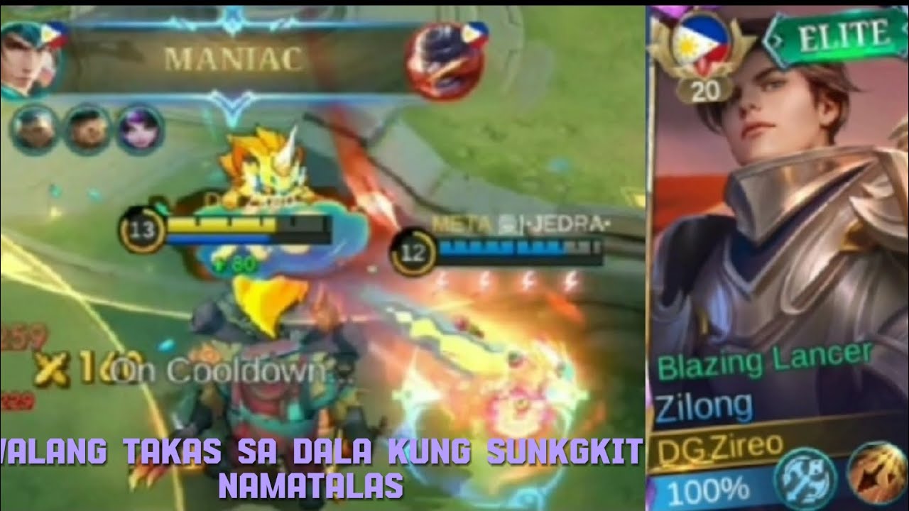 satisfiy naman itong blazing lancer ni zilong maganda rin gamit tanks ...