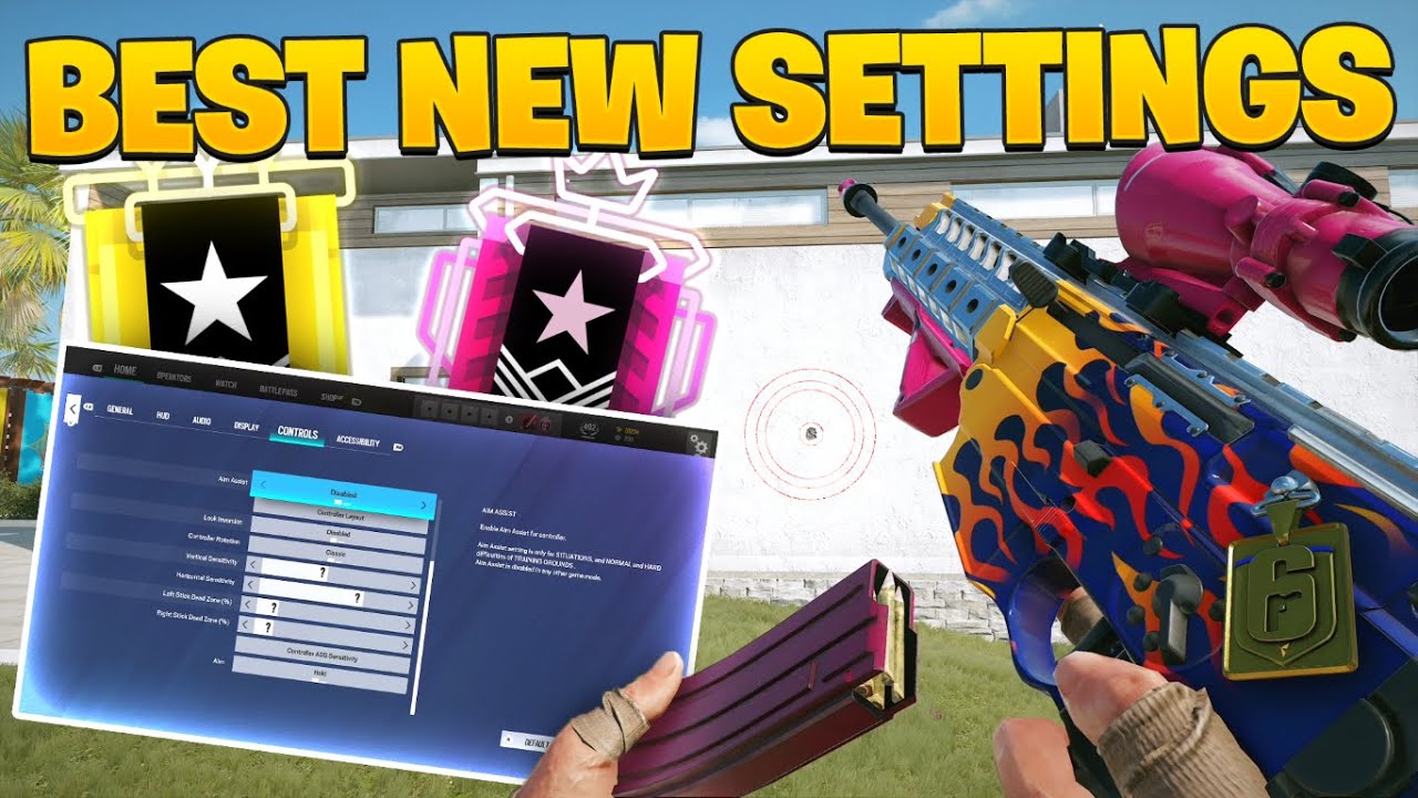 BEST NEW ADVANCED CONTROLLER CHAMPION SETTINGS AND SESITIVITY -Rainbow ...