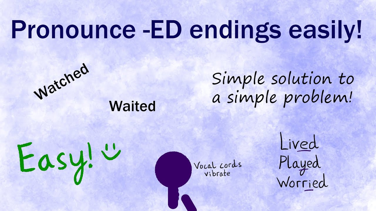 -ED endings | English Pronunciation - YouTube