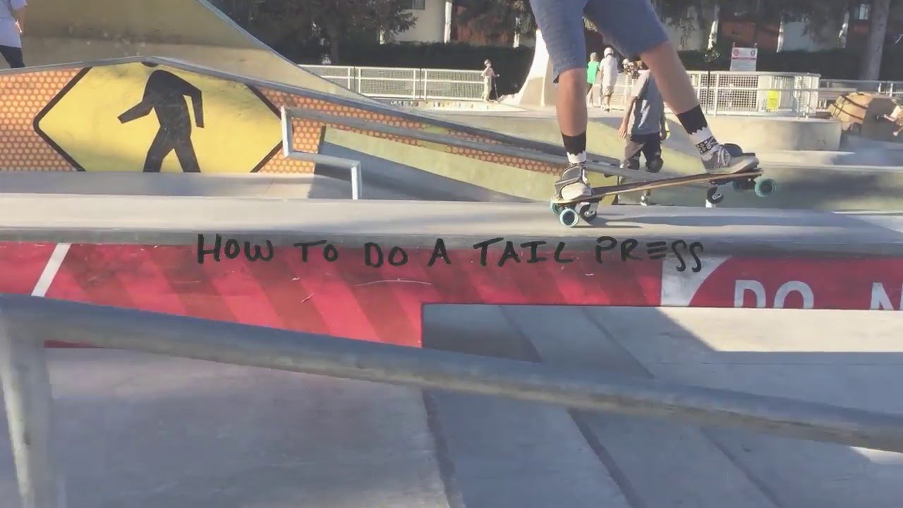 Freebord Trick Tip [] Tail Press - YouTube