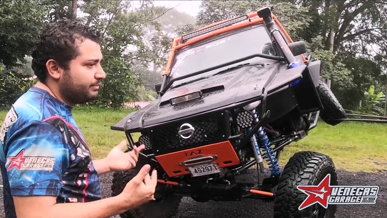 Patrol pick up conversion & ls swap, 4link coilover KingShock - YouTube