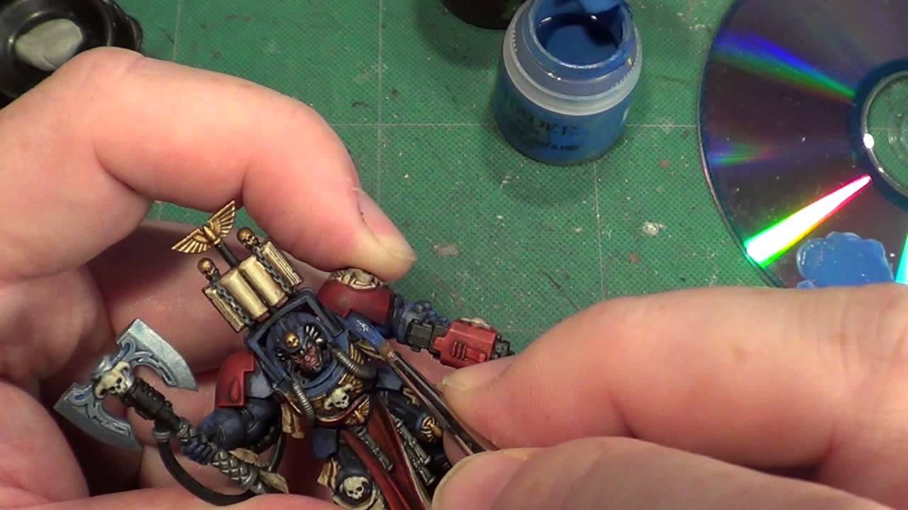 Space Hulk: Painting The Librarian Terminator Prt 5 - YouTube