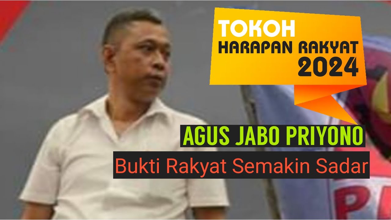 Tokoh Muda Harapan Rakyat di 2024 || Agus Jabo Priyono - YouTube