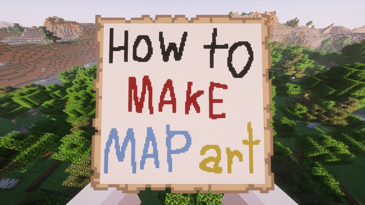 How to add ANY Picture in Minecraft – Fastest MapArt Method! - YouTube