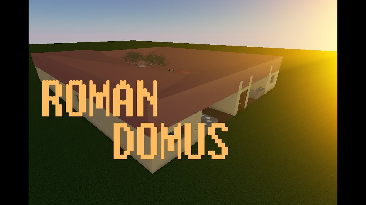 Roman Domus || Roblox Studio Build + Walkthrough - YouTube