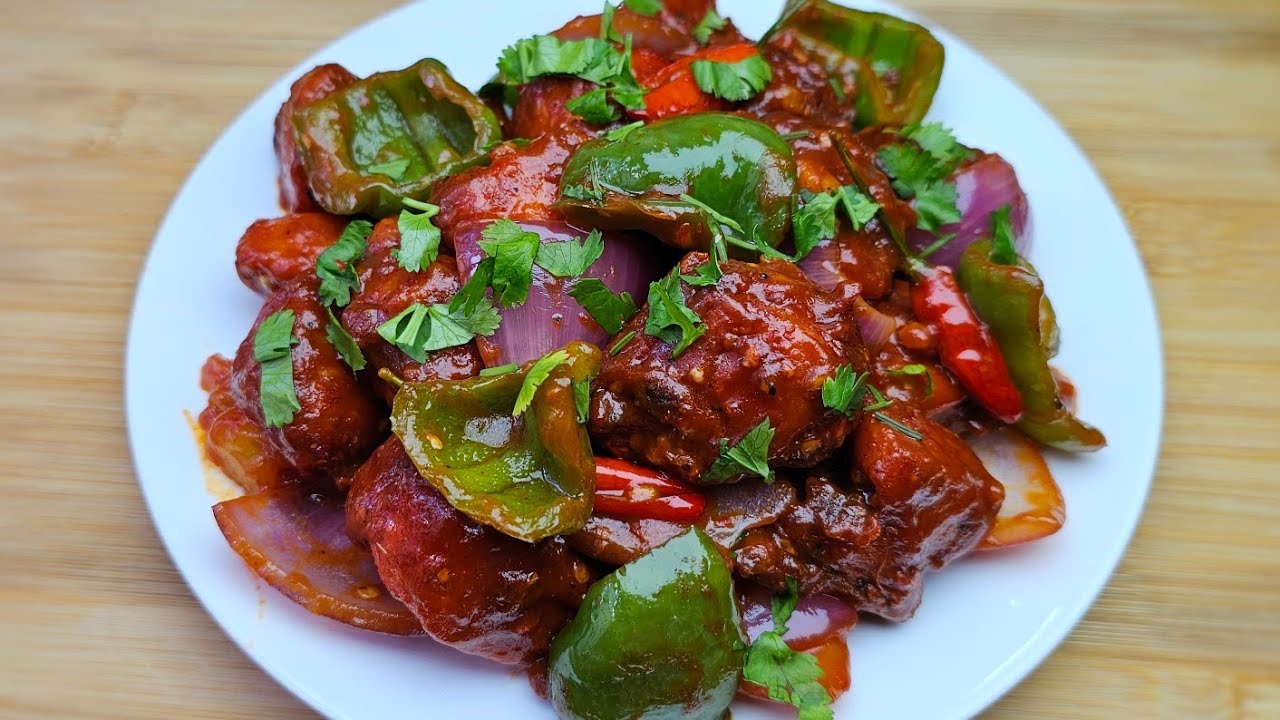Chicken Chilli Nepali Style | Chicken chili recipe - YouTube