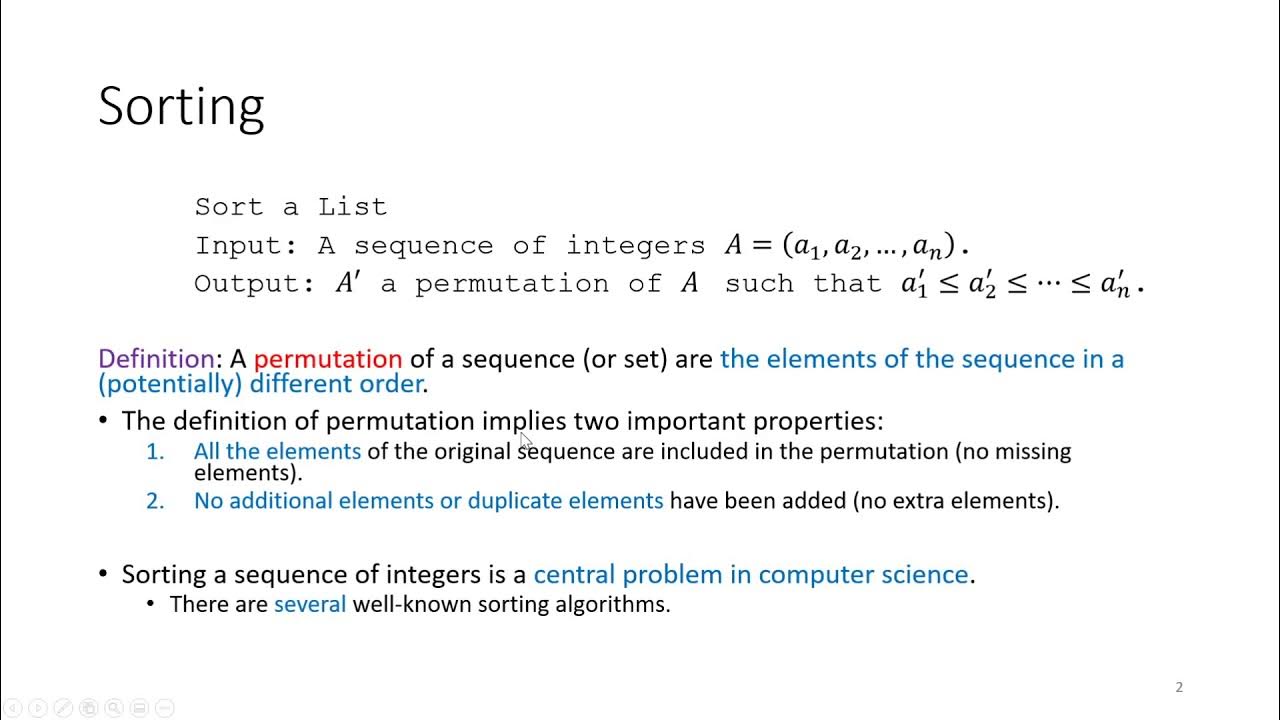 Bubble Sort - Loop Invariant - Proof of Correctness - Discrete Math for Computer Science - YouTube