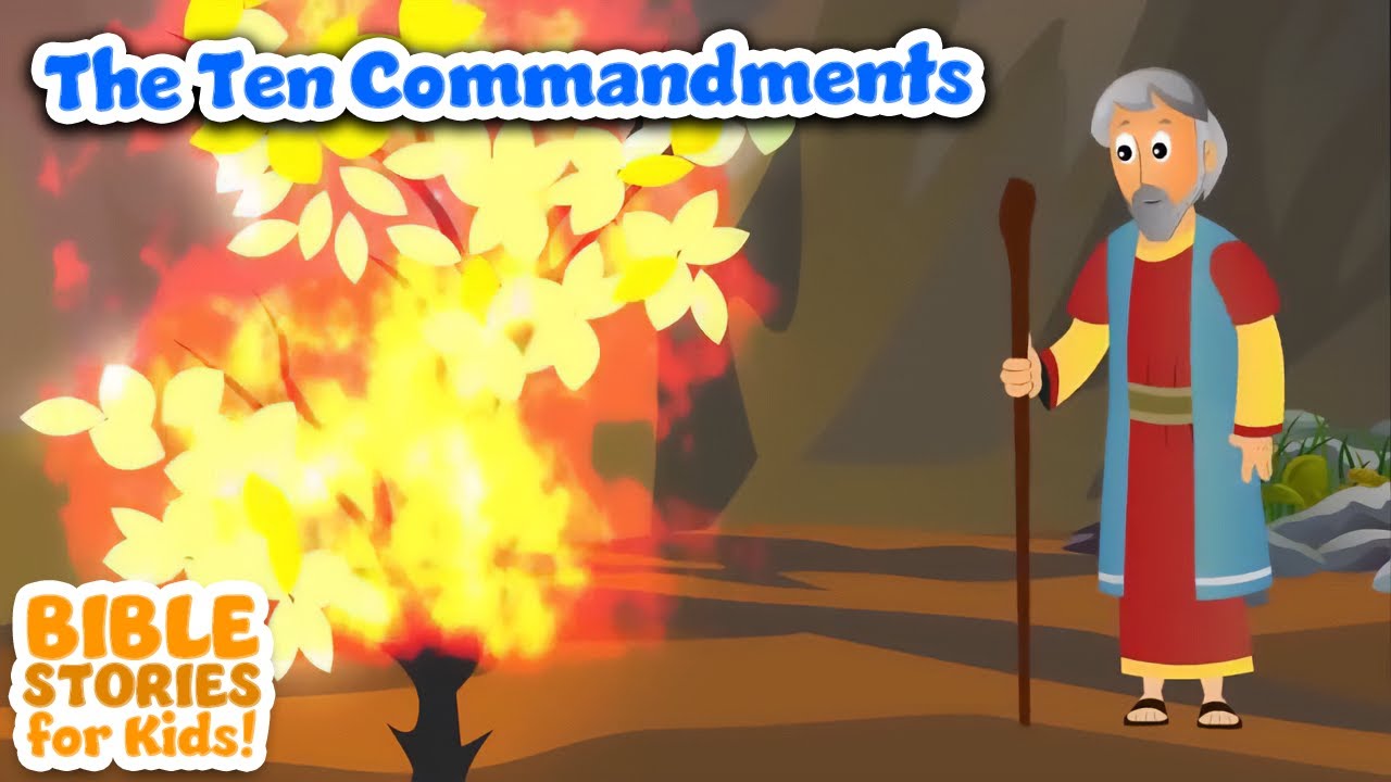 Moses and The Ten Commandments - Bible Stories For Kids! (Compilation ...