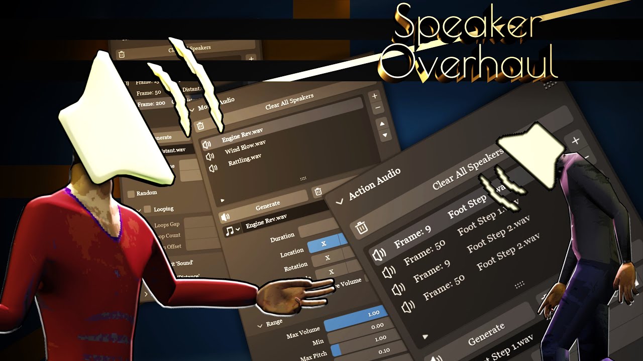 Blender Speaker Overhaul - Automated Sound Design - YouTube