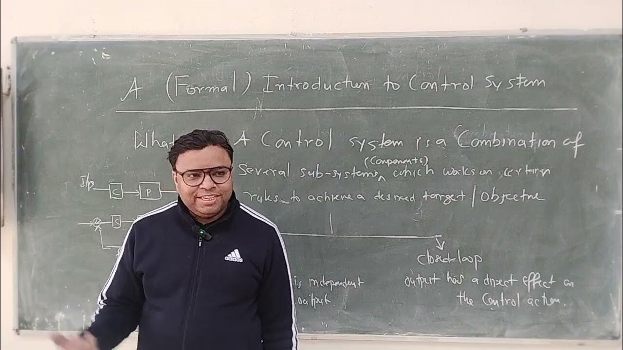 Lecture 01 💡Chapter 1: An Introduction to Control System - YouTube