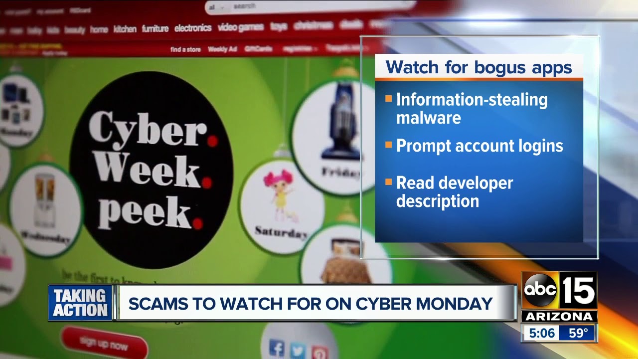 Scams to watch out for on Cyber Monday - YouTube