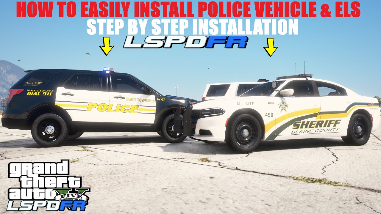 How To Easily Install Police Vehicles Mods & ELS Into GTA 5 (Step By ...