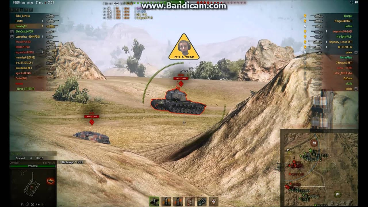 World of Tanks e50m confederate baws - YouTube