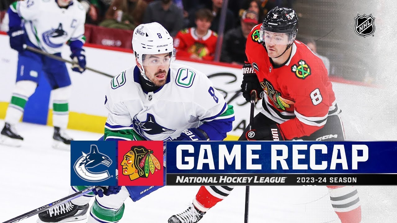 Vancouver Canucks vs Chicago Blackhawks | February 13, 2024 | Game ...