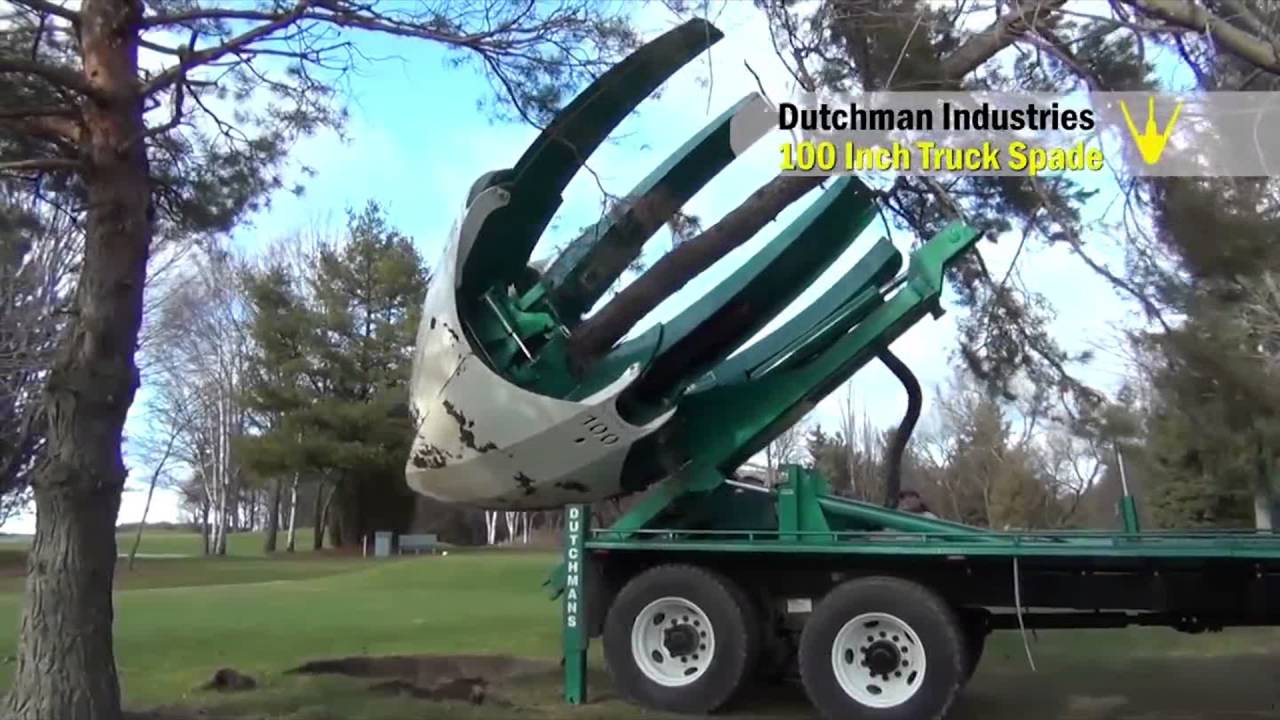 Tree Spade | Landscaping | - YouTube