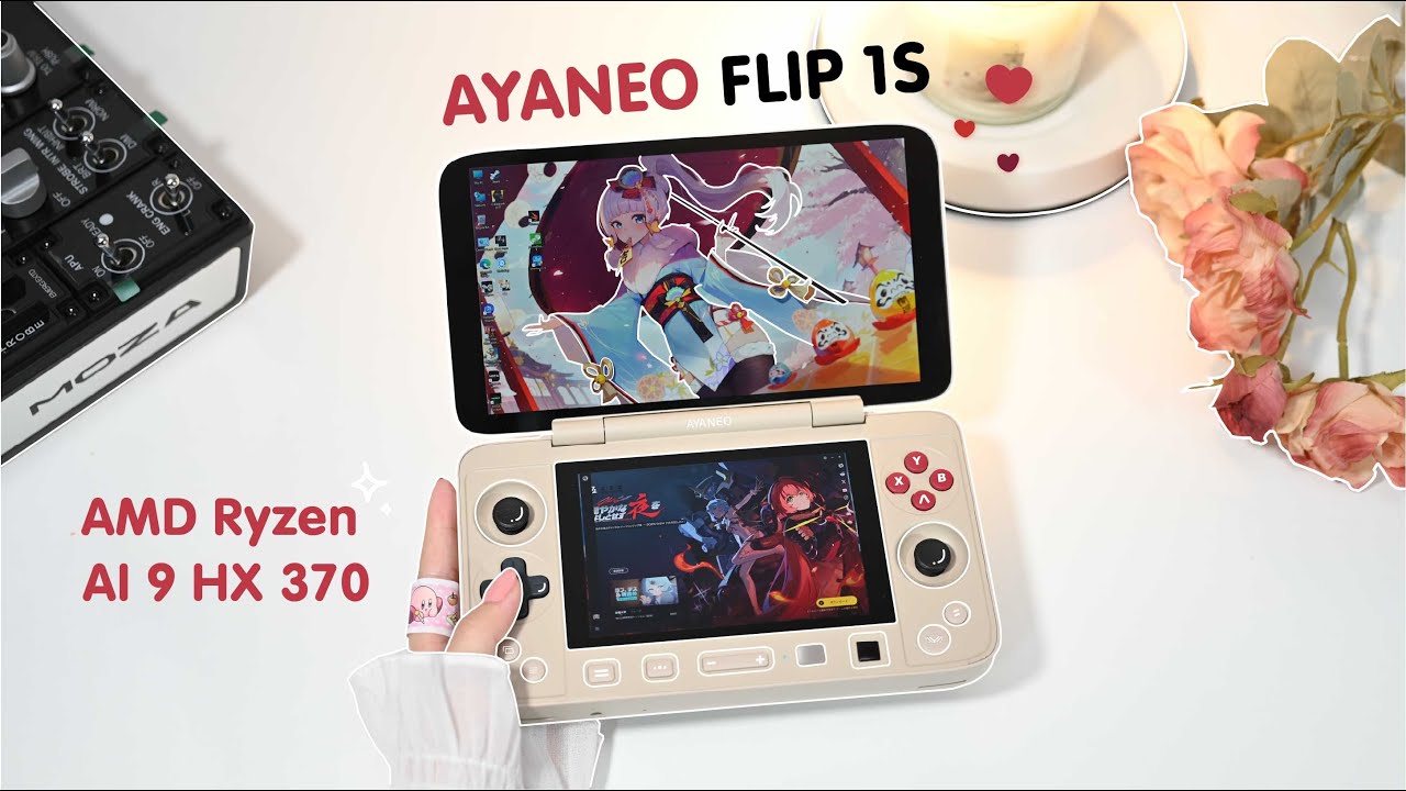 Nintendo DS-Style Dual-Screen PC 2025 ! AYANEO Flip 1S DS Aesthetic ...