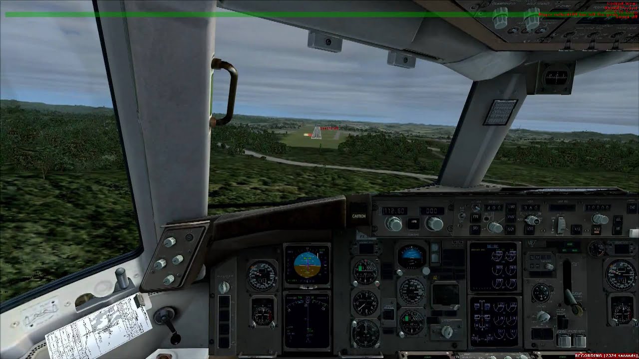 FSX - American 757 Landing - YouTube