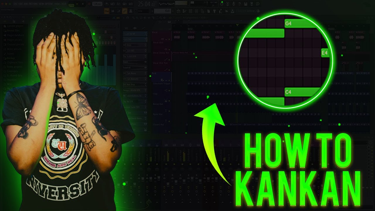 HOW TO MAKE UNIQUE BEATS FOR KANKAN (fl studio tutorial) - YouTube