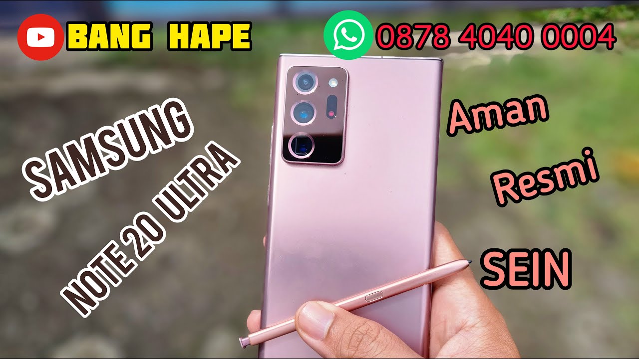 (sold) Catat Bagusnya Review Samsung Galaxy Note 20 Ultra 256gb di Bang ...