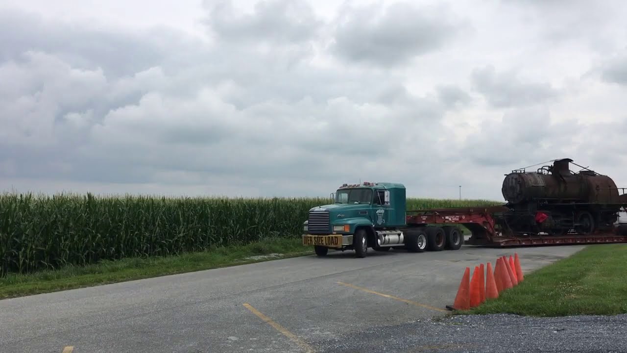 Reading #1187 Camelback headed to the Age of Steam Museum from ...