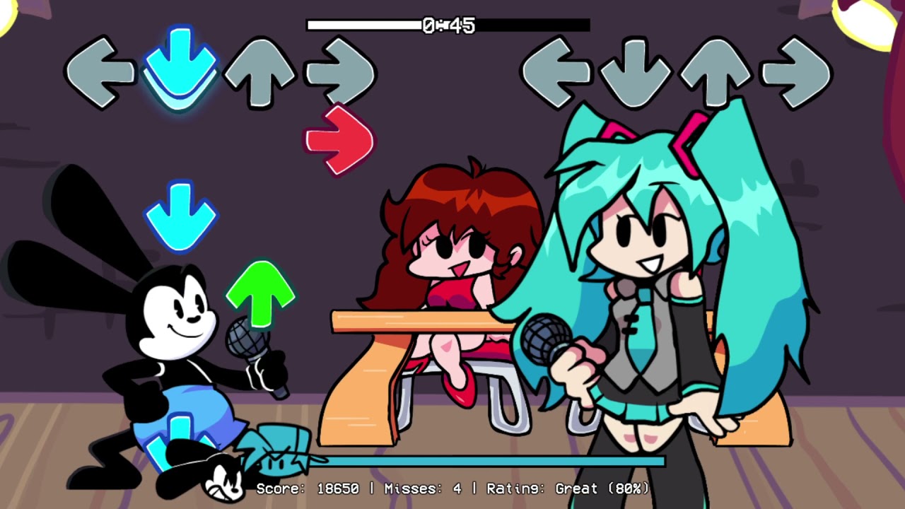 fnf vs oswald прохождение - YouTube