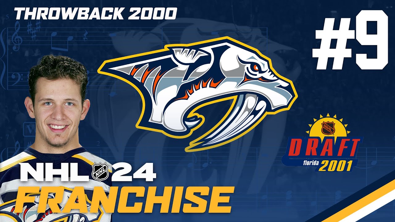 2001 NHL Draft/Resign Stage - NHL 24 - Throwback GM Mode Commentary ...