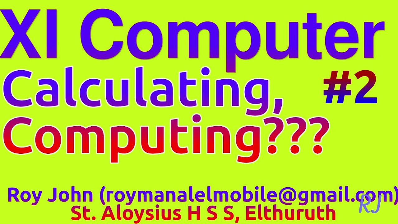 +1 cs chapter 1 calculate, compute, numbers, less, more... - YouTube