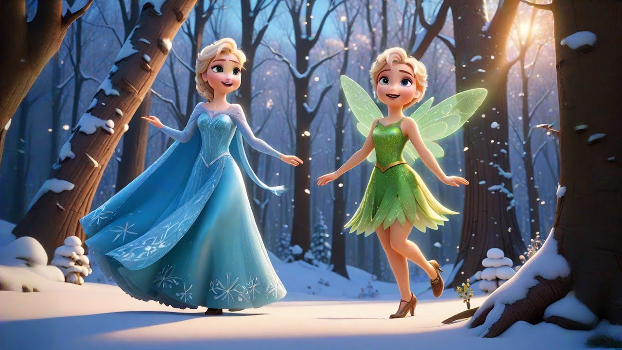 Princess Elsa & TinkerBell: Spring Adventure - YouTube