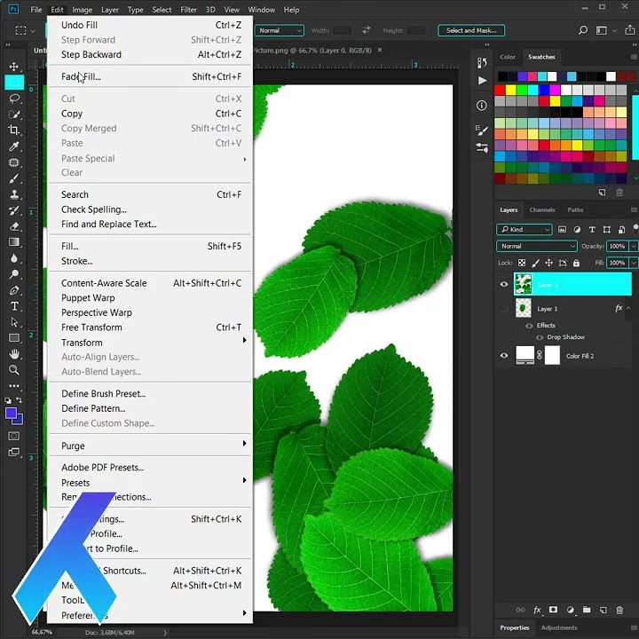 Random Fill Pattern In Photoshop - YouTube