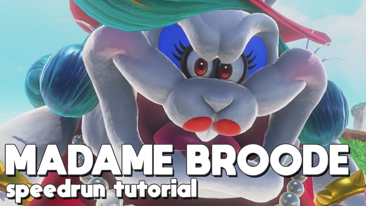 Madame Broode | Super Mario Odyssey : Speedrun Tutorial - YouTube