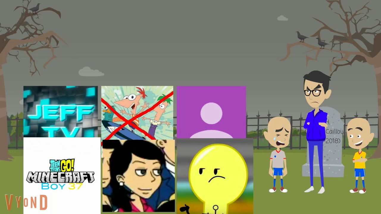 Jeff 171 and his flip-buddies revive Classic Caillou/Grounded!/Blasted ...