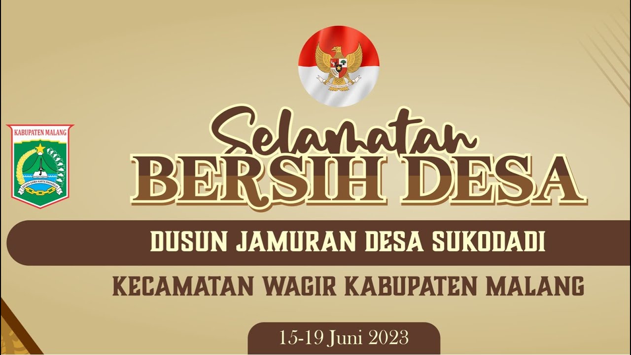 Selamatan Bersih Desa Dusun Jamuran Desa Sukodadi 2023 - YouTube