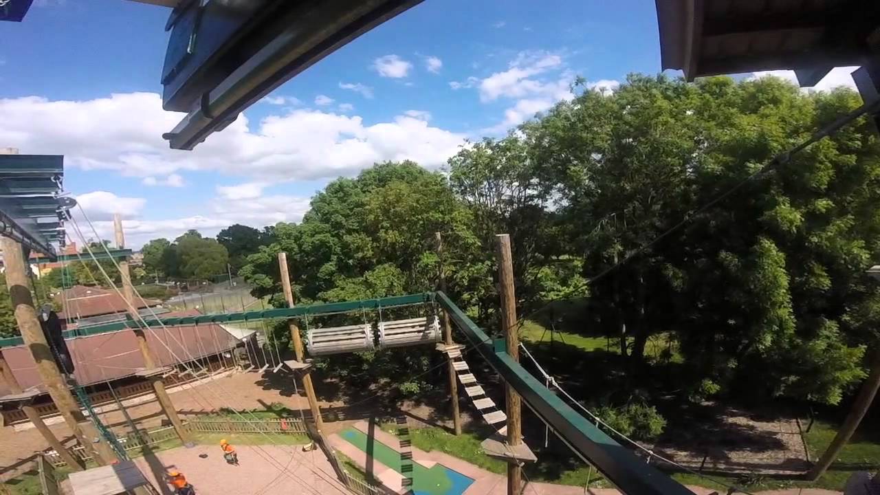 Vivary Adventure Centre Fan Descender - YouTube