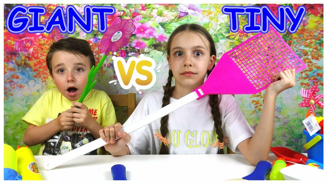 ΜΕΓΑΛΟ VS ΜΙΚΡΟ Καλοκαιρινό Challenge #funny SUMMER Edition Giant VS ...