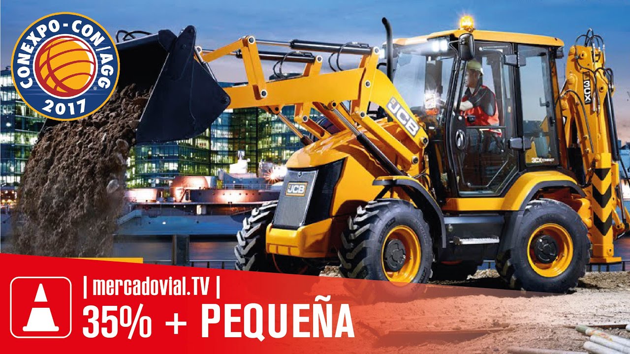 NUEVA RETROEXCAVADORA JCB 3CX COMPACT | CONEXPO 2017 - YouTube