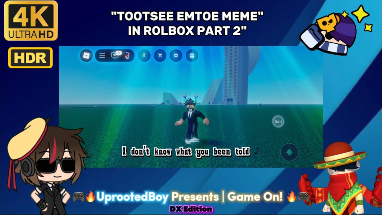 "The Roblox Dancing emotes tootsee in Part 2" | By: 🎮🔥UprootedBoy🔥🎮 ...