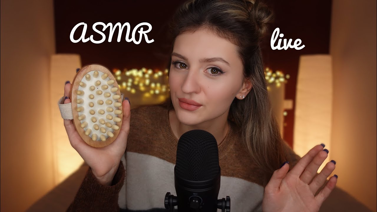 ASMR LIVE Whispering & Triggers for SLEEP 😴 - YouTube