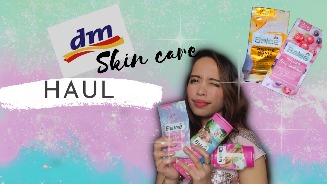 DM haul 2020 English |German skin care - YouTube