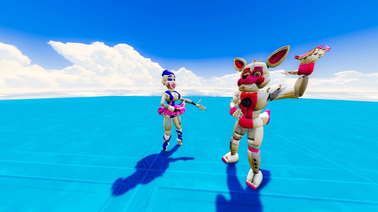 FUNTIME FOXY ANIMATRONIC vs BALLORA! | (GTA 5 Mods FNAF Funny Moments ...