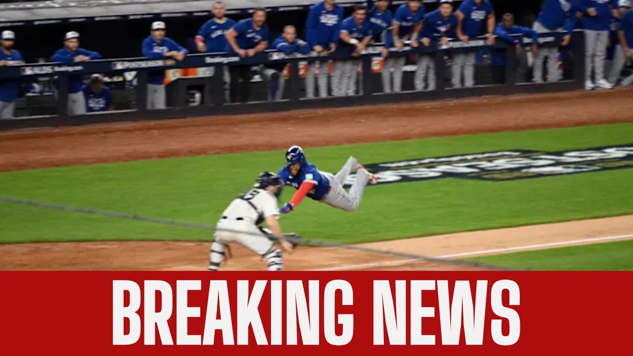 Vladimir Guerrero Jr’s INSANE Superman Slide Home — ALDS Game 3 ...